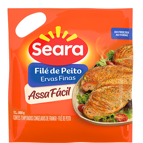 Filé de Peito Temperado Seara Assa Fácil 80g