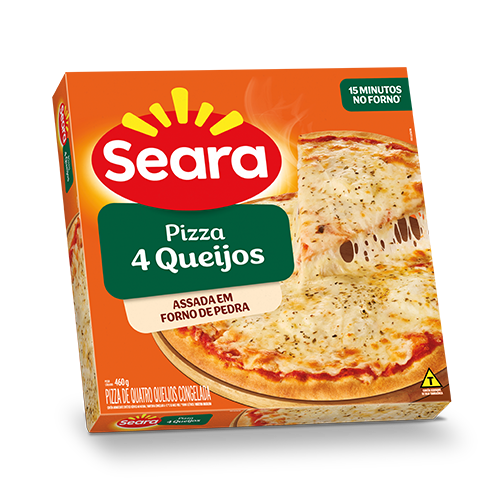Pizza Quatro Queijos Congelada 460g - Seara