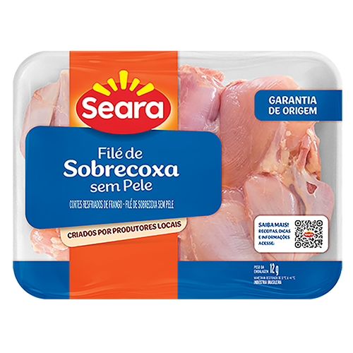 Filé de Coxa e Sobrecoxa Seara 1kg - Seara Filé de Coxa e Sobrecoxa Seara 1kg - Seara