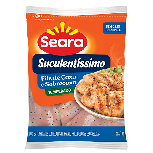 Filé de Coxa e Sobrecoxa Suculentíssimo Seara 1kg - Seara