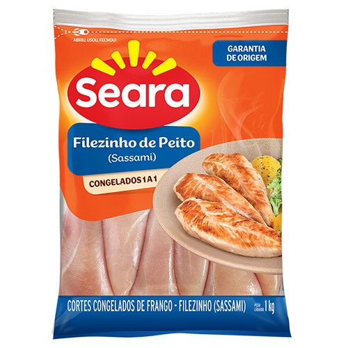 Filezinho de Peito Sassami Seara 1kg - Seara Filezinho de Peito Sassami Seara 1kg - Seara