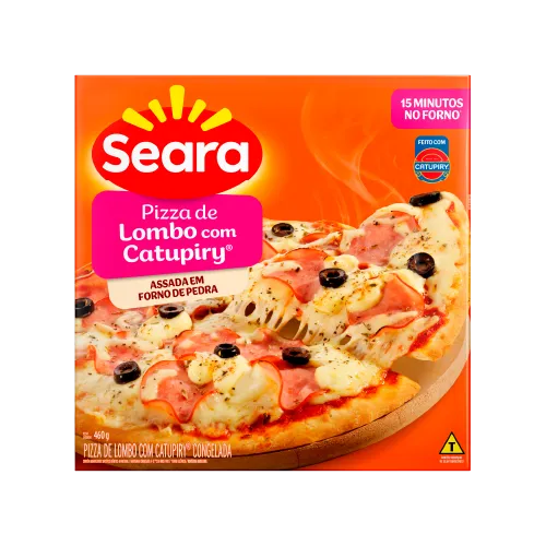 Pizza de Lombo com Catupiry Congelada - Seara