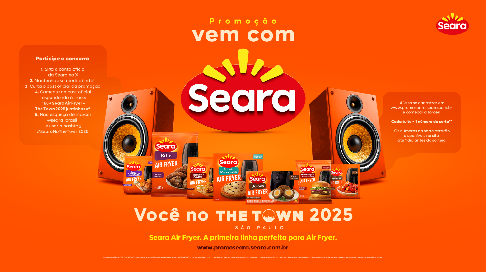 Seara leva seguidores para curtir o The Town - Seara